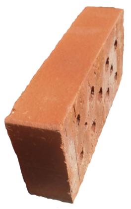 brique Terre Cuite 5x11x22 perforée rouge